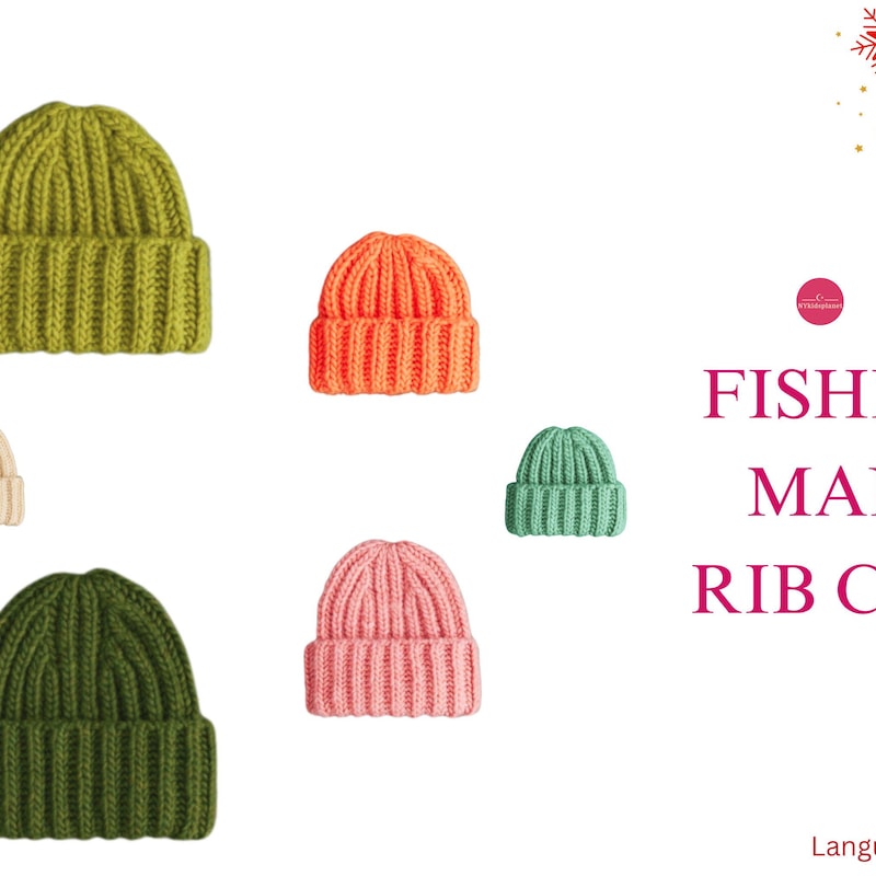 Knit Pattern Fishermans Cap - Etsy