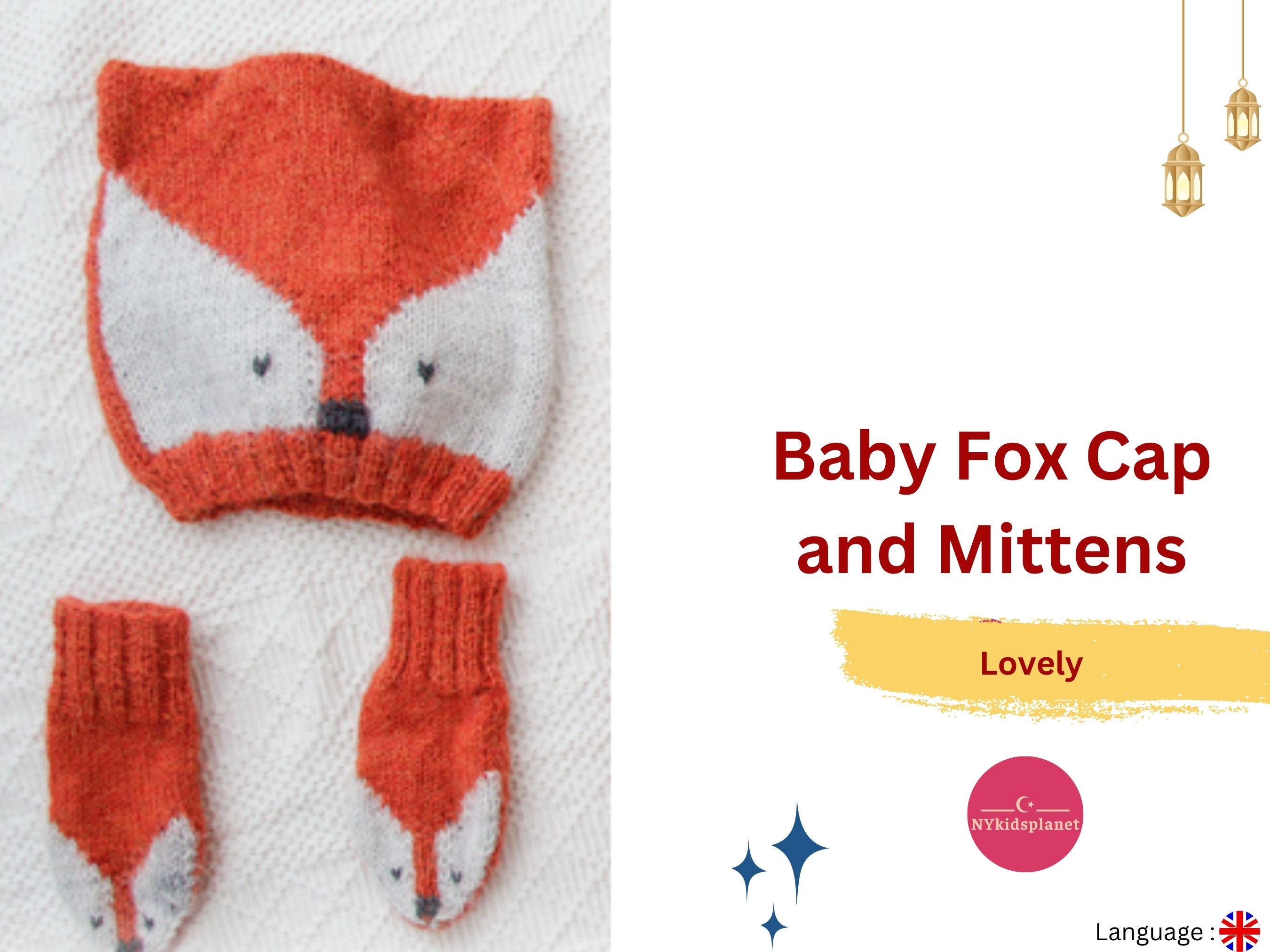 Baby Fox Hat & Mittens Knitting Pattern | Digital Download | Cozy ...