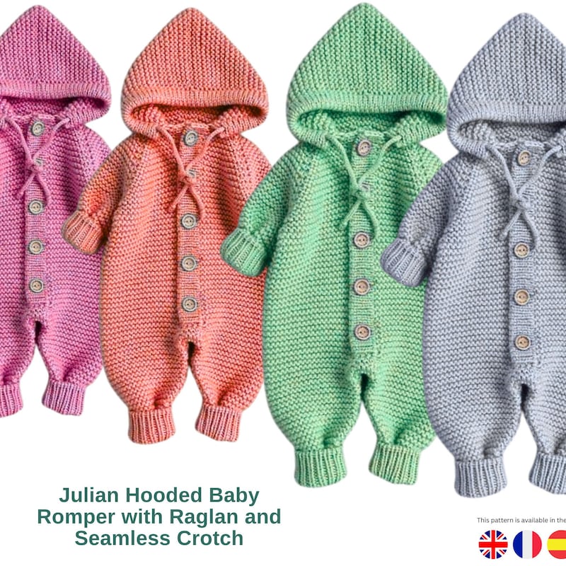 Babys Romper Knitting Pattern - Etsy