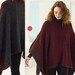 Easy Textured Stitch Poncho for Adult Girls Women- Beginer Level Poncho ...