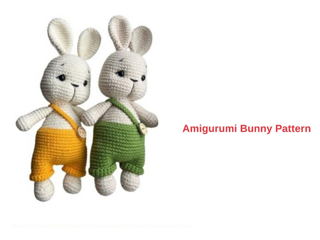 Amigurumi Bunny Crochet Pattern With Dress | PDF Instant Download ...