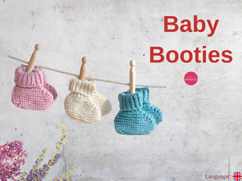 Easy Baby Booties - Style Me Simple Booties- Very Simple Baby Boots ...
