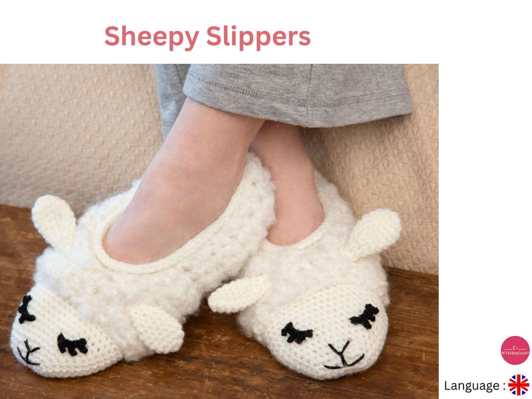 Sheepy Slippers- Slippers for Indoor Wear- Ladies Sheep Type Slipper ...
