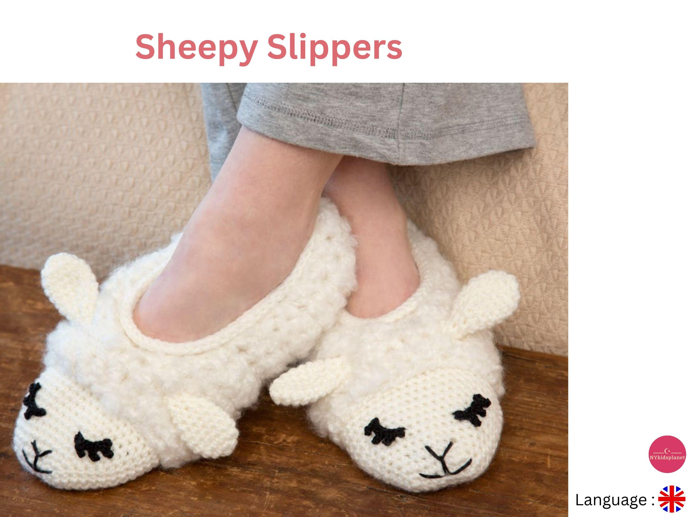 Sheepy Slippers- Slippers for Indoor Wear- Ladies Sheep Type Slipper ...