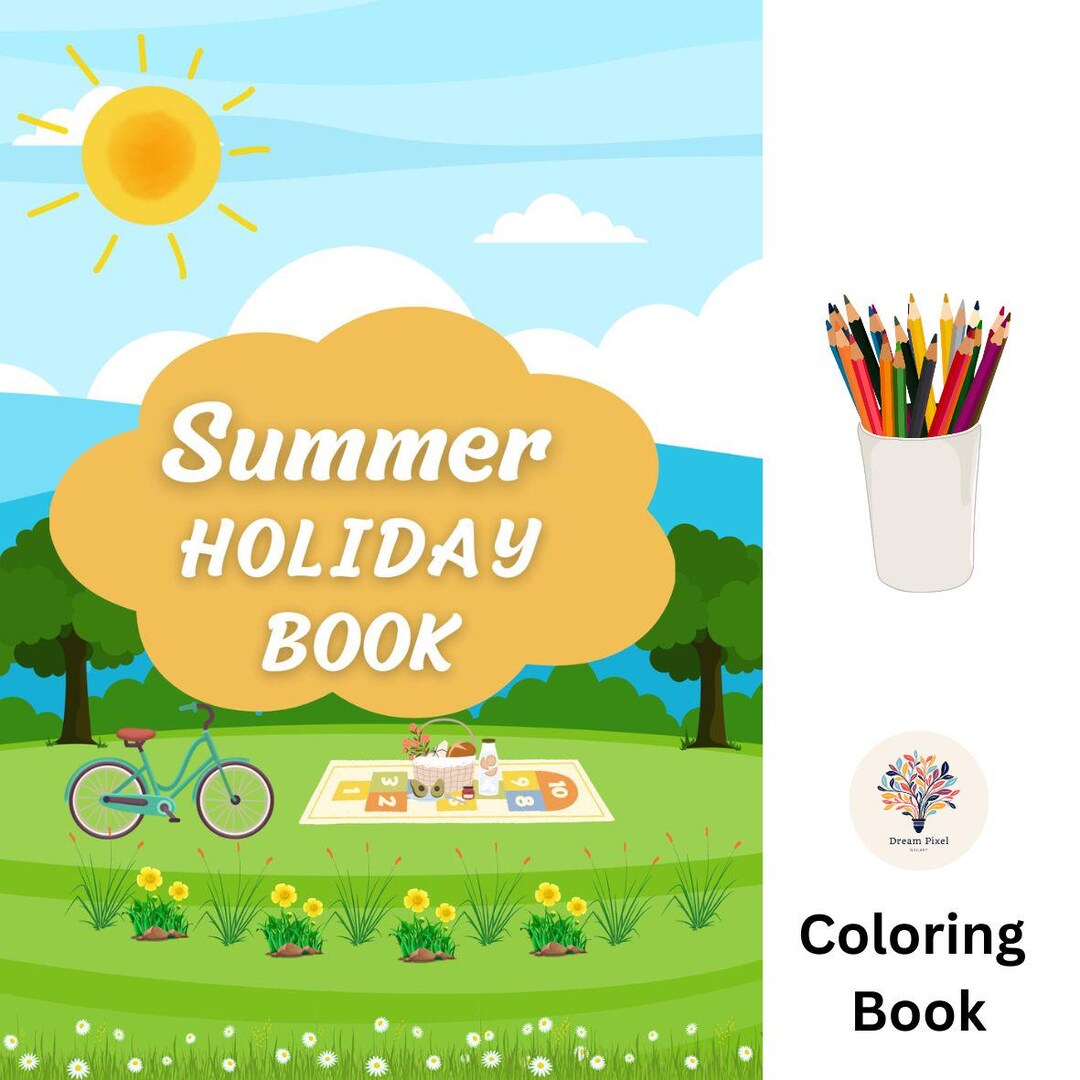 Summer Coloring Pages, 22 Printable Summer Holiday Coloring Pages for ...