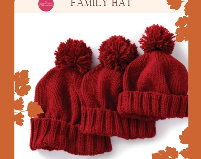Basic Family Knit Hat- Every Family- Classic Beanie- Simple Knit Beanie ...