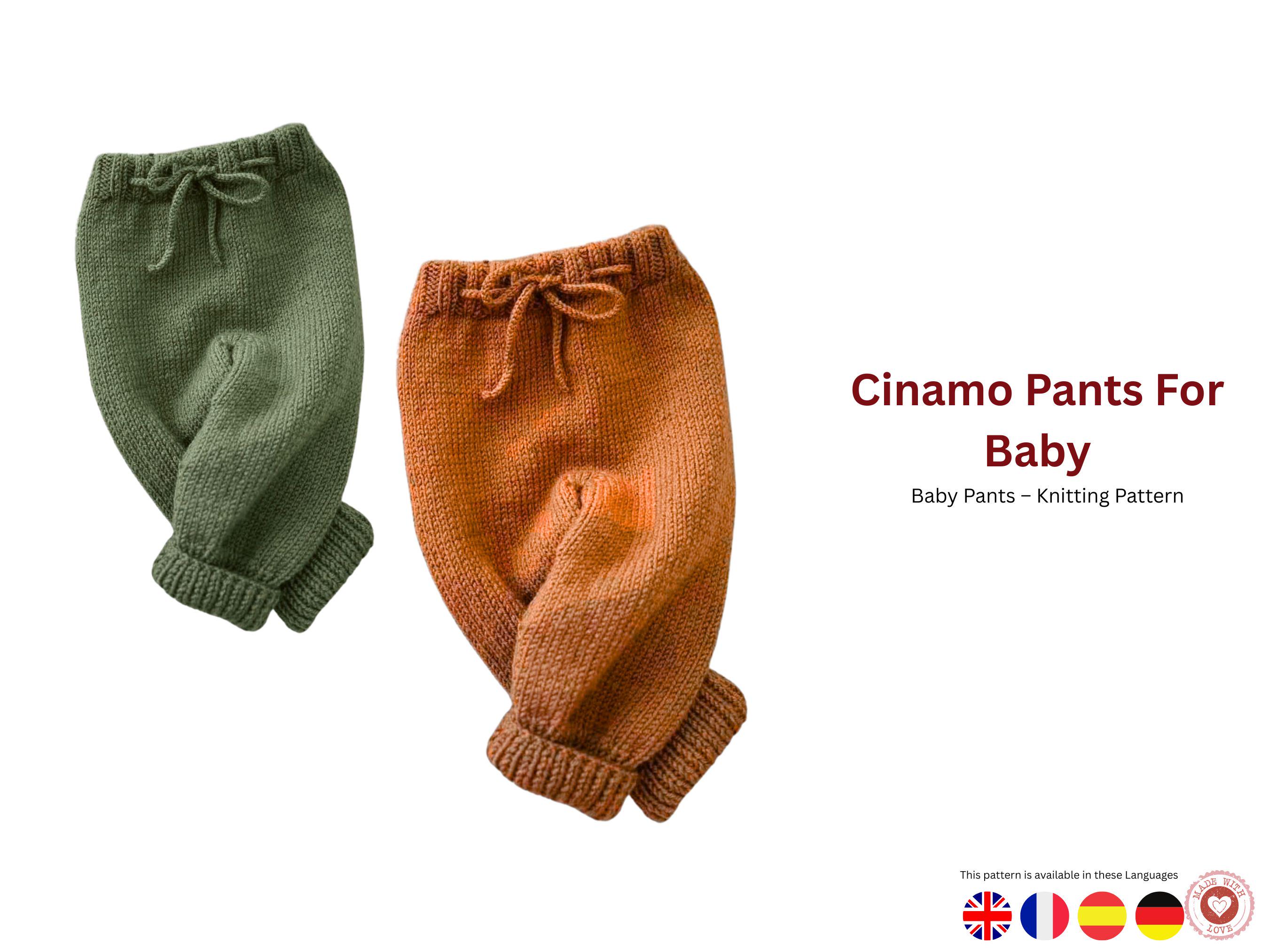 Cinamo Baby Pants Knitting Pattern – Cozy Handmade Trousers –make ...