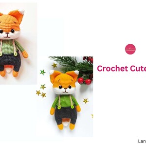 Crochet Fox- Cute Fox Amigrumi Crochet Pattern- Fox Toy for Children ...