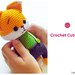 Crochet Fox- Cute Fox Amigrumi Crochet Pattern- Fox Toy for Children ...