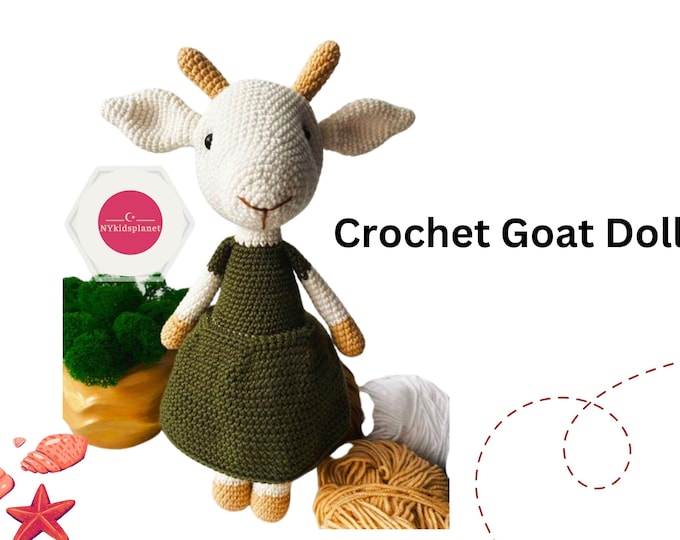 Crochet Goat Pattern, Farm Animal Plushie DIY (PDF Pattern) - Etsy Canada