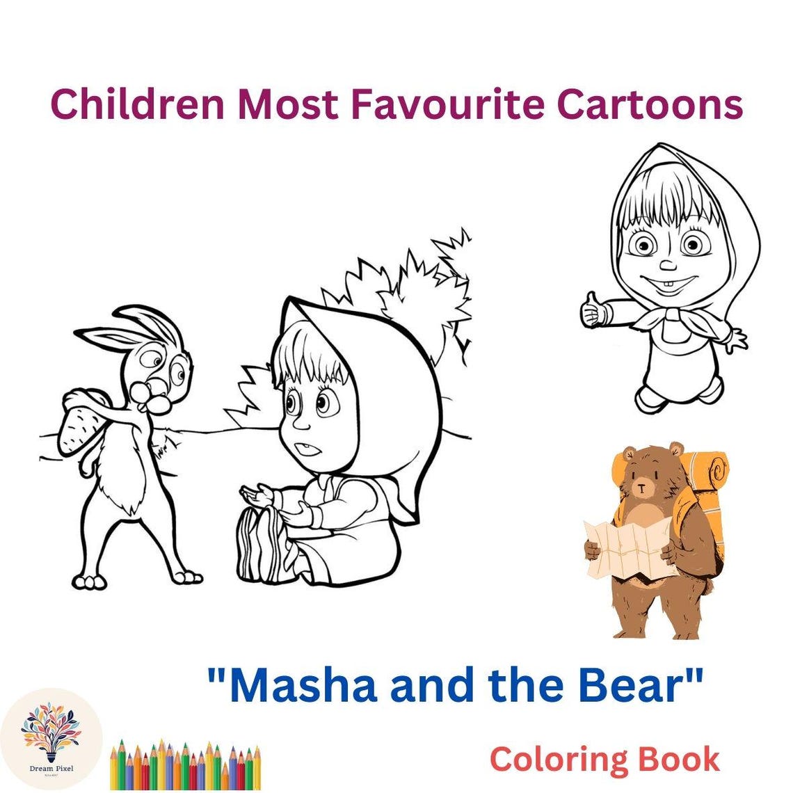 Masha and the Bear, Fairy Tale Masha and the Bear, Fun at Home Activity ...