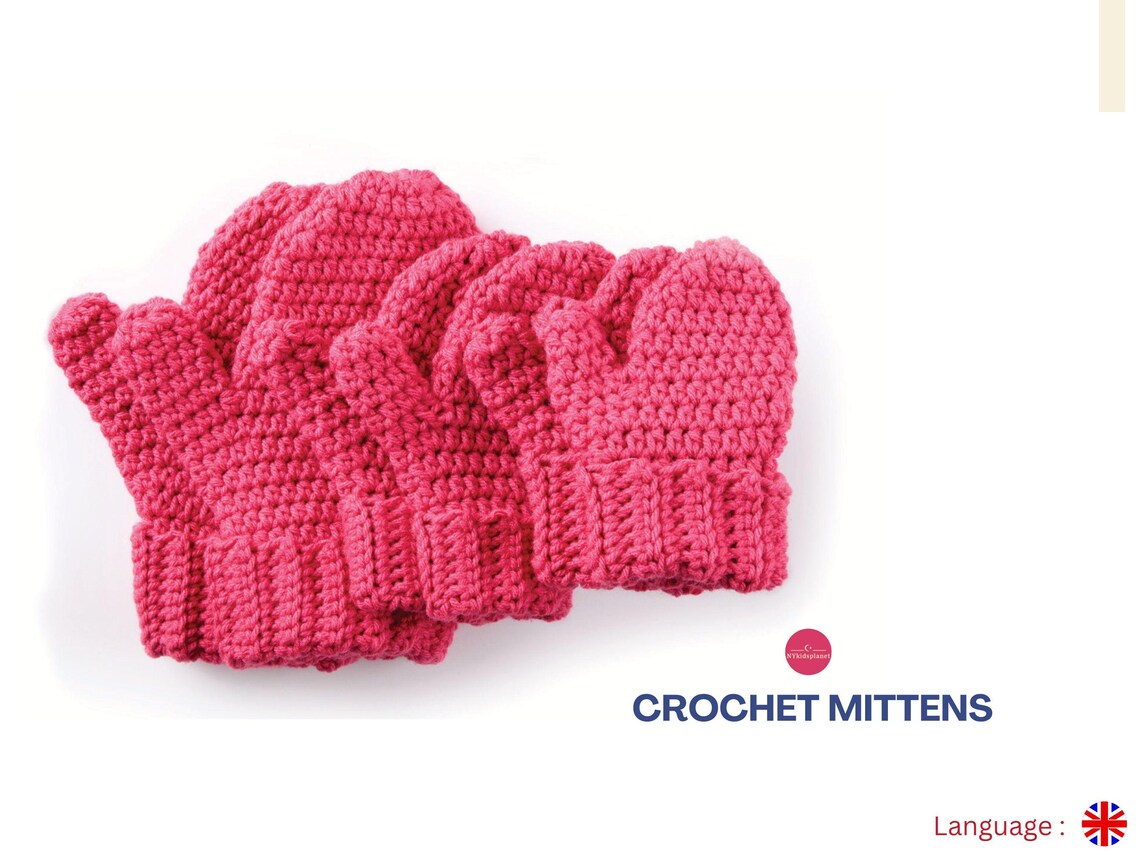 Cozy Crochet Mittens Pattern- All Family Mittens- Easy to Make Crochet ...