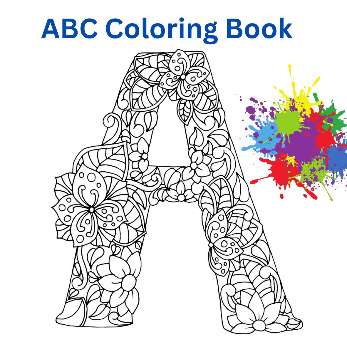 Mandala Alphabet Coloring Pages. Letter Coloring. Printable Letter ...