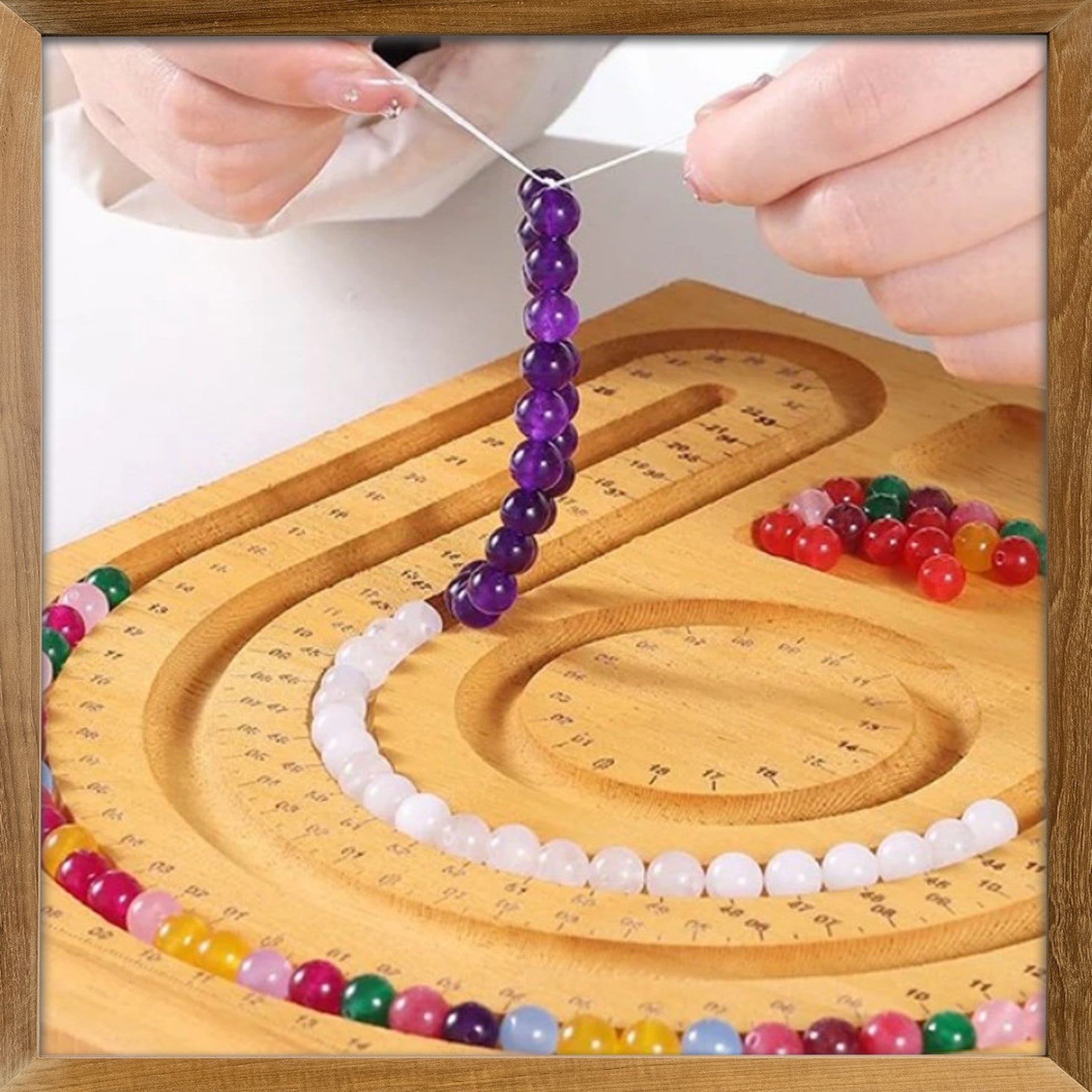 Beading Board for DIY Bracelet Necklace Bamboo Combo Mats - Etsy Canada