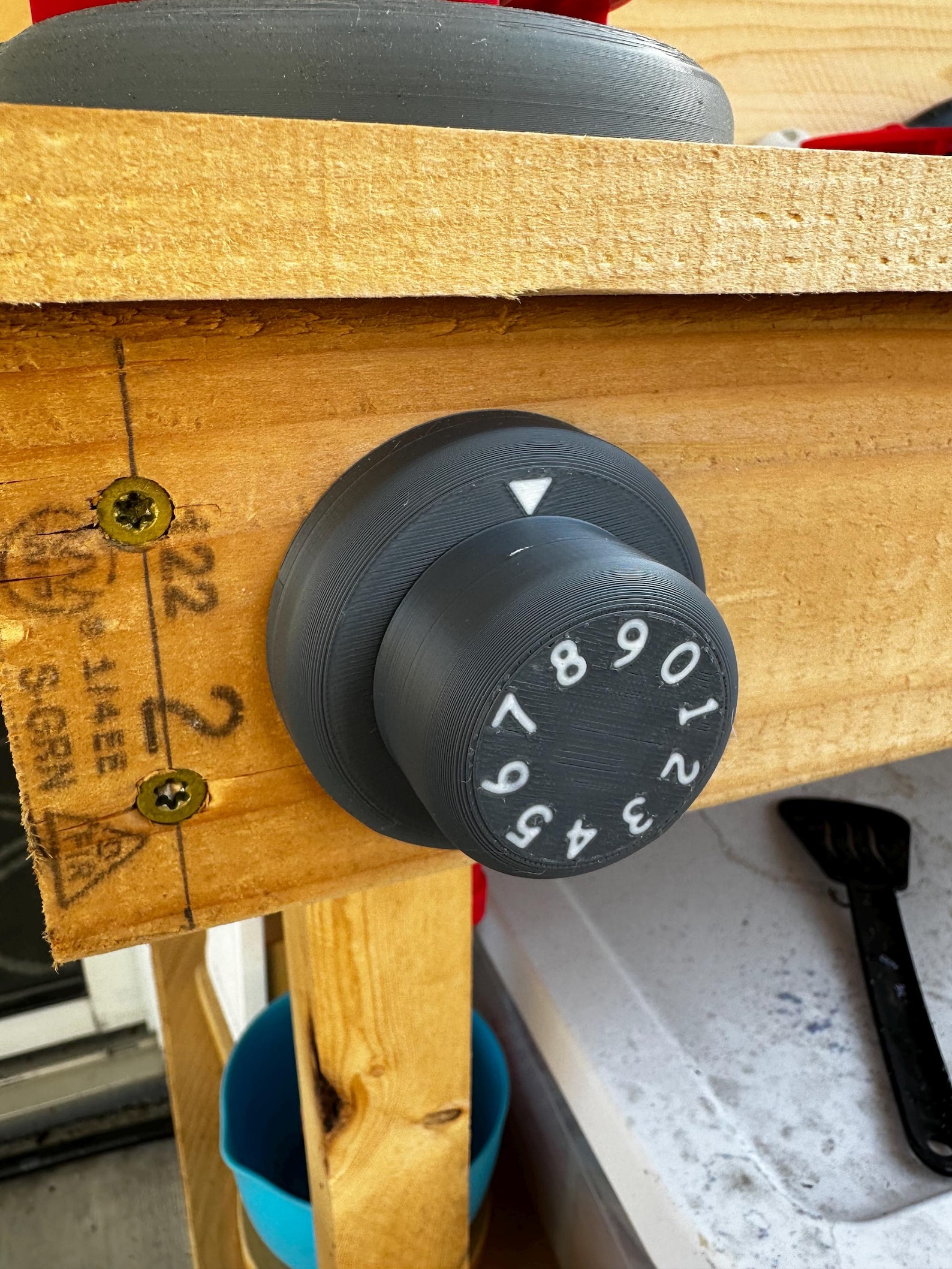 Play Twisting Knob for Kids Kitchen, Includes Mounting Bracket for Easy ...