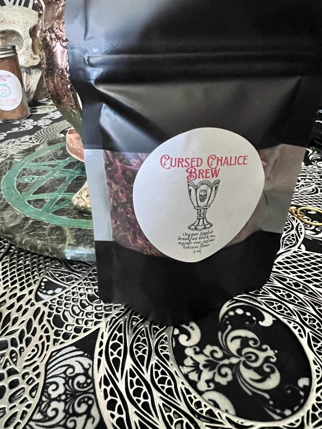 Cursed Chalice Brew - Organic Black Tea With Rose & Hibiscus (half ...