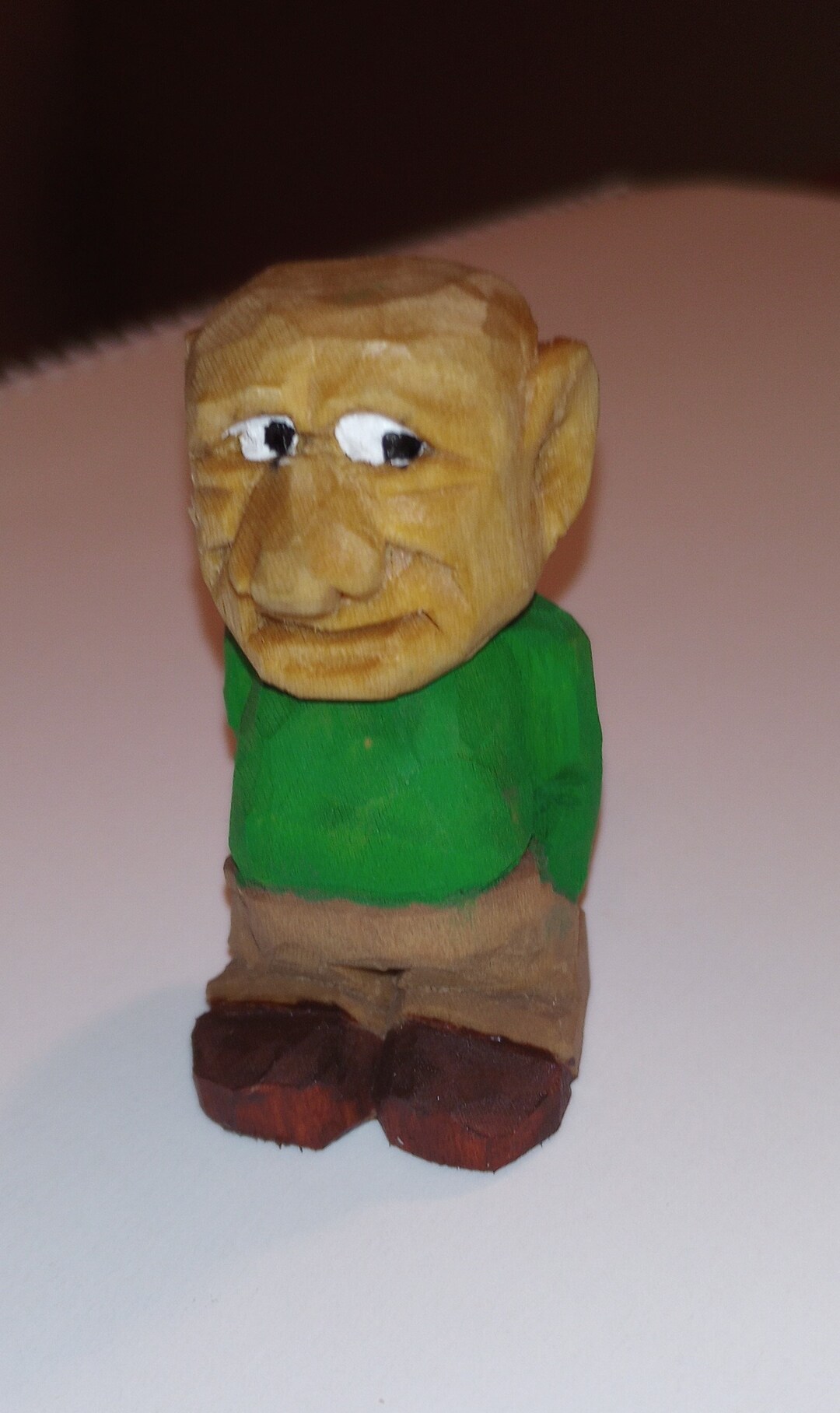 Old Man Wooden Figurine - Etsy