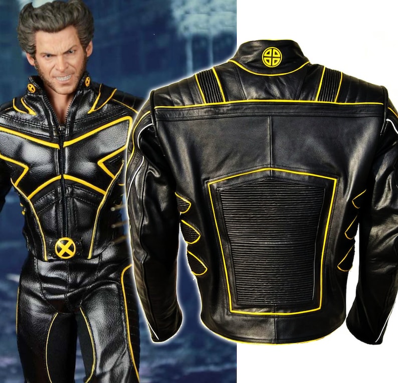 Inspired by X Men Leather Jacket the Last Stand Costume Handcrafted ...