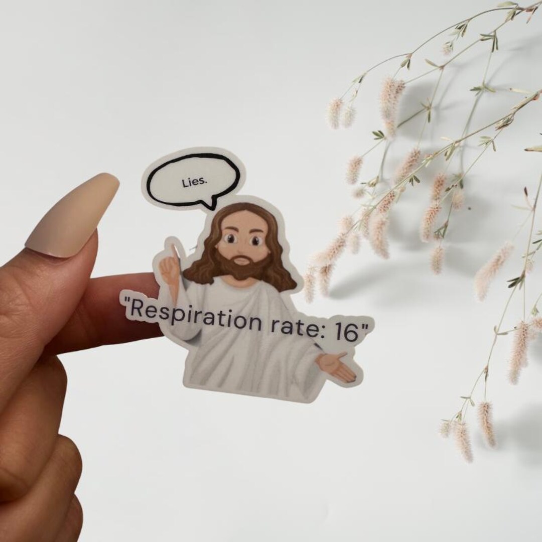 Funny Nurse Stickers, Lies, Respiration Rate, Respiratory Funny Sticker ...