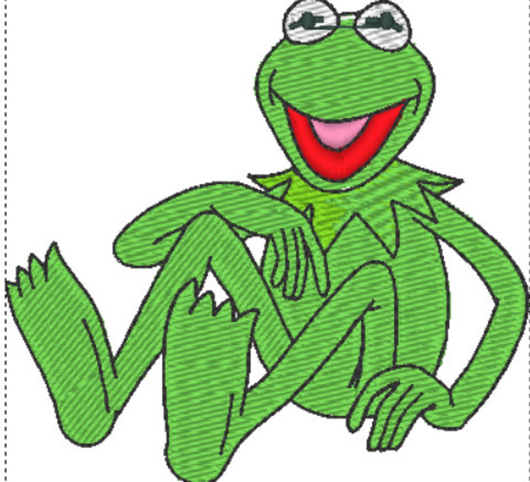 Kermit the Frog PES File - Etsy