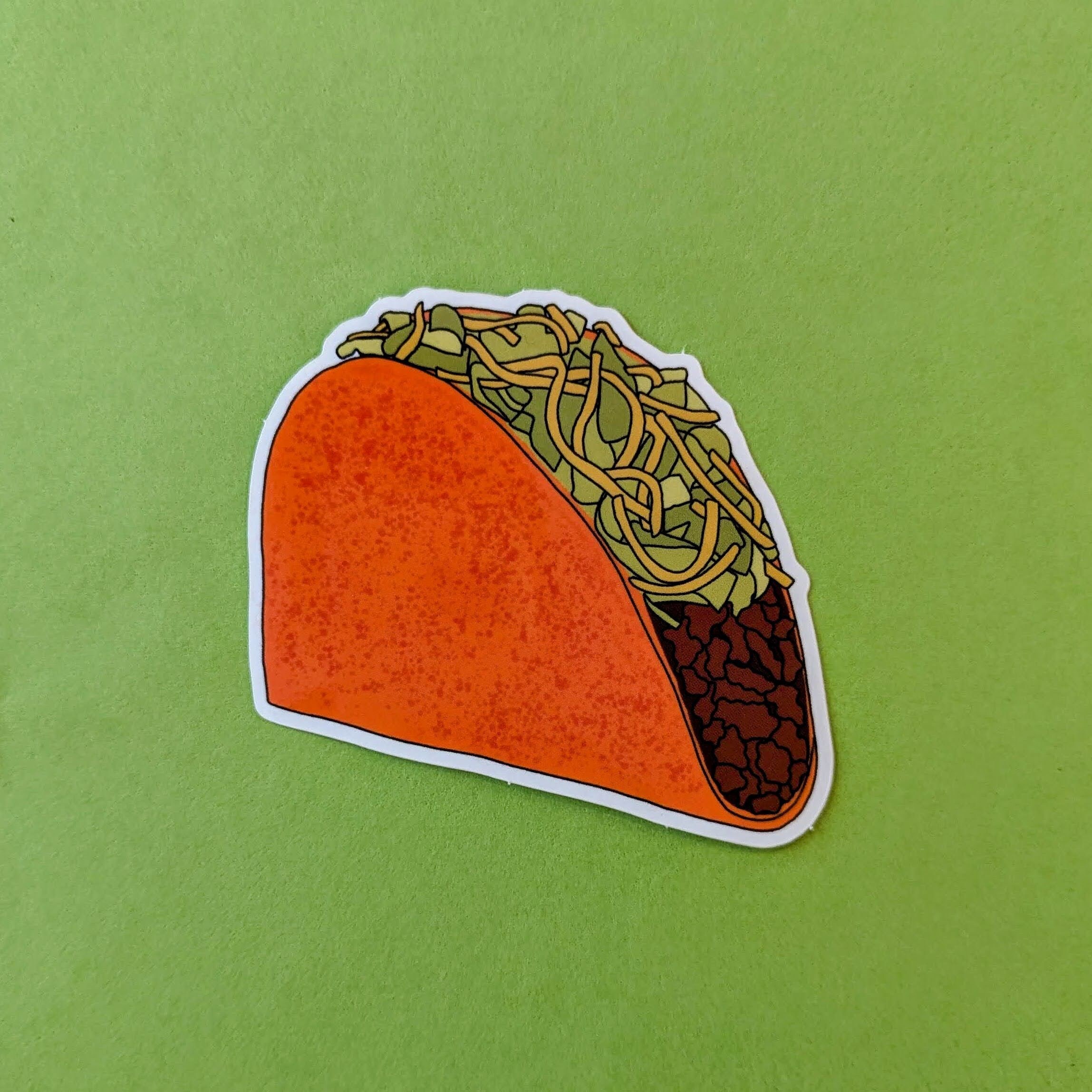 Doritos Locos Taco Sticker | 3" Glossy Vinyl - Etsy