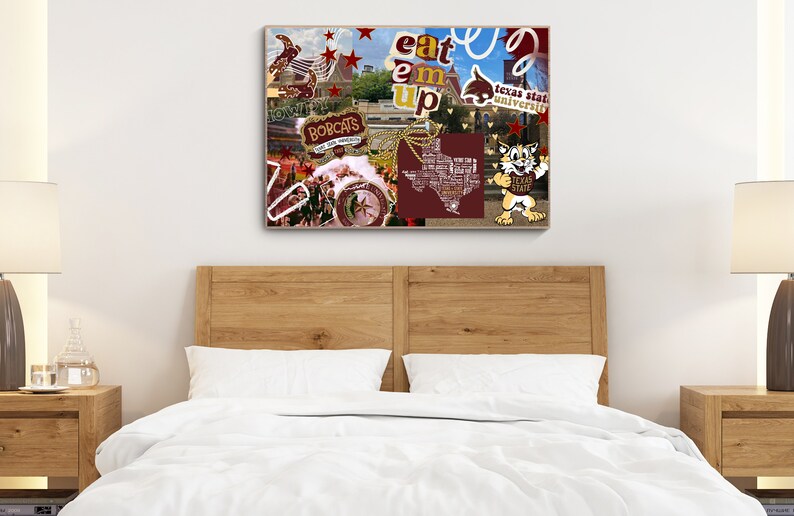 Texas State Digital Collage, Desktop Background, College Computer ...