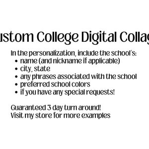 Custom Digital Collage, Desktop Background, College Computer Background ...