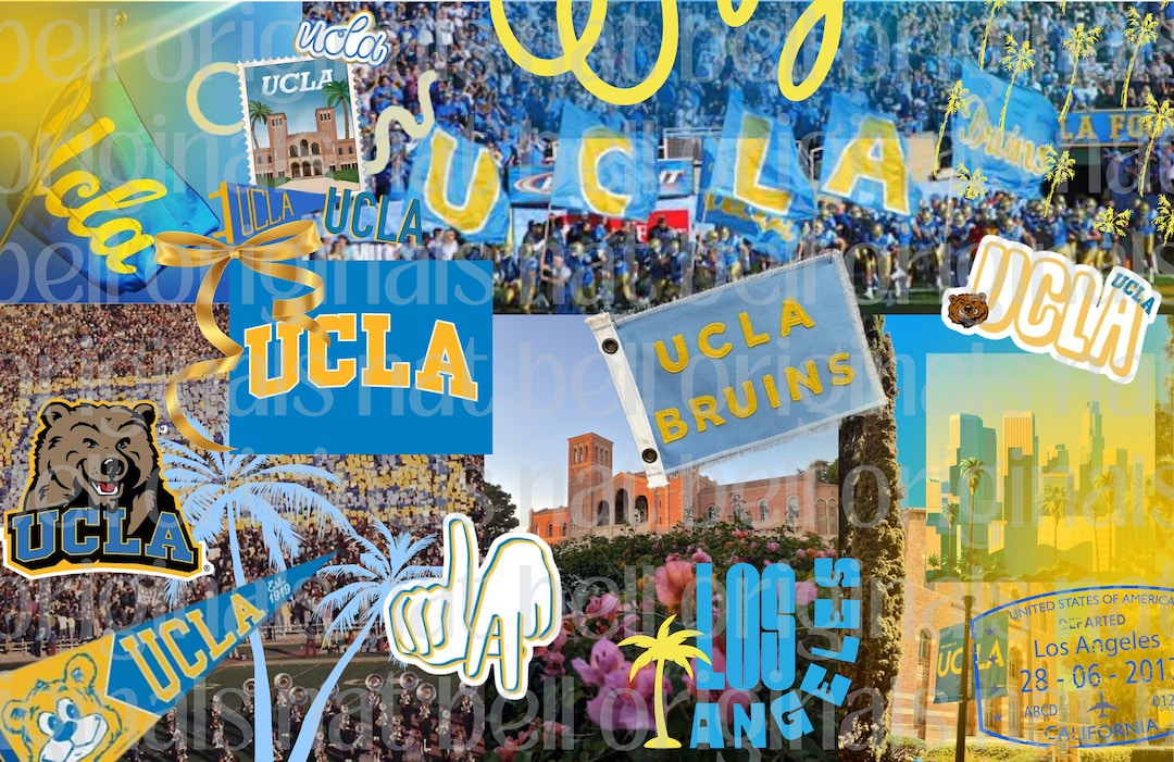 UCLA Digital Collage, Desktop Background, College Computer Background ...