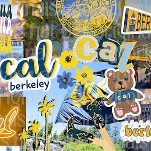 UC Berkley Digital Collage, Desktop Background, College Computer ...