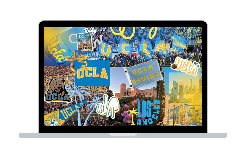 UCLA Digital Collage, Desktop Background, College Computer Background ...