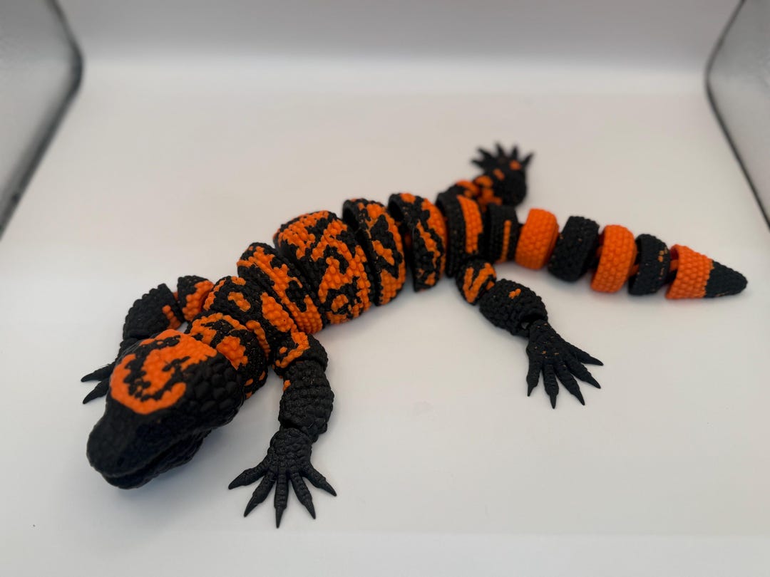 Realistic Southwest Gila Monster Articulated Desk and Fidget Toy - Etsy