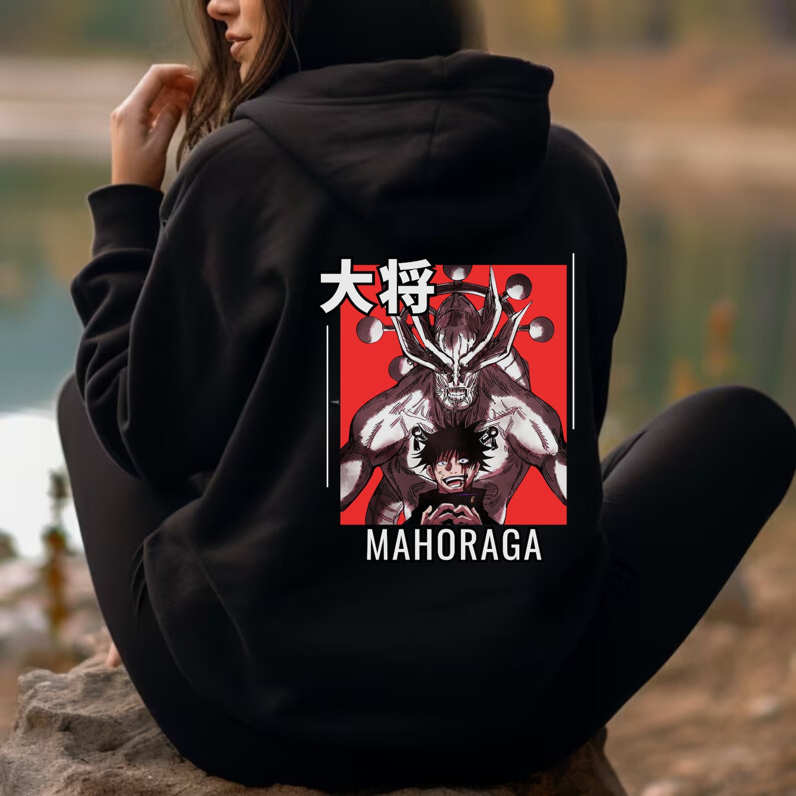 Mahoraga Hoodie Jujutsu Kaisen Megumi Hoodie, Anime Lover Hoodie, Anime ...