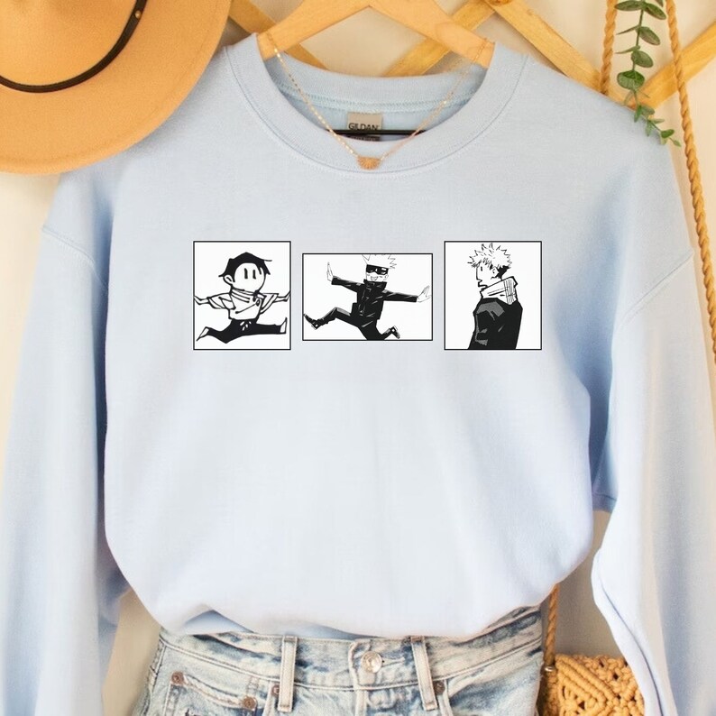 Yuta Yuji Gojo Funny Sweatshirt, Jujutsu Kaisen Besto Friendo ...