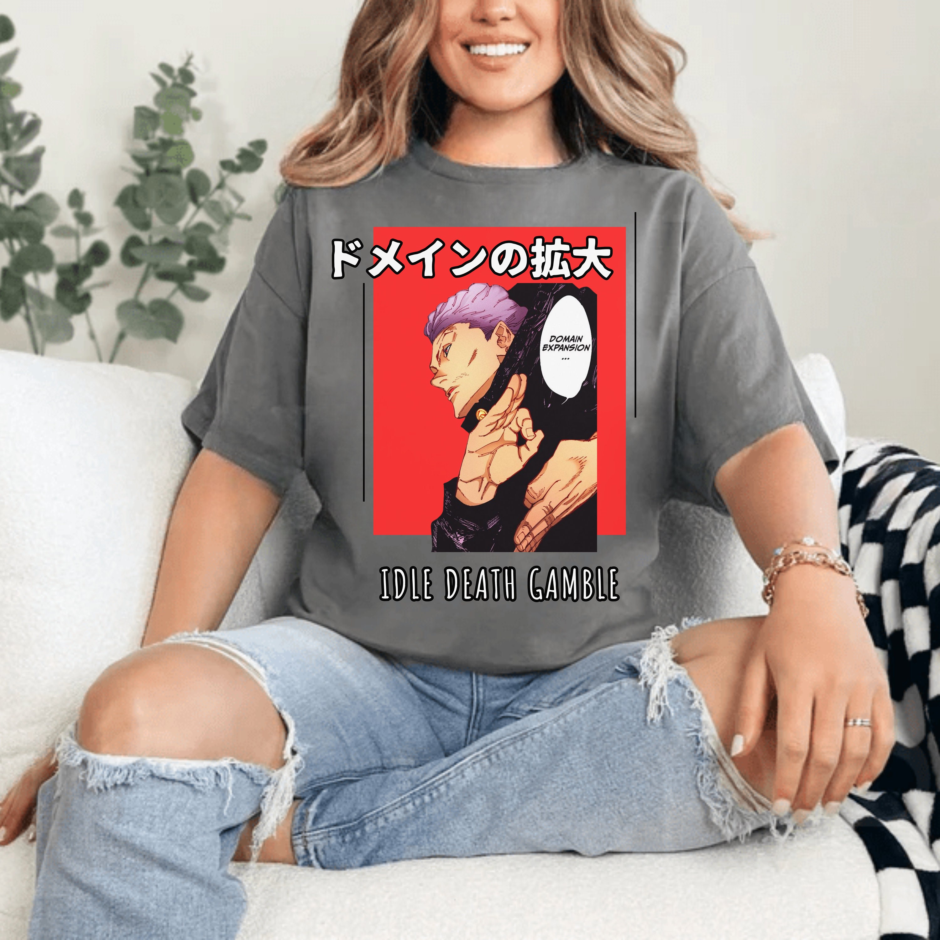 Hakari Jujutsu Kaisen Shirt, Domain Expansion Jujutsu Kaisen, Hakari ...