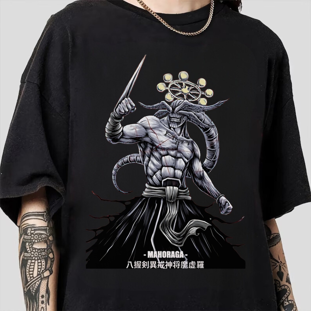 Mahoraga T-shirt, General Mahoraga JJK, Jujutsu Kaisen T-shirt, JJK ...