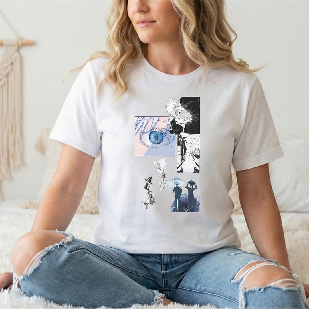 Satoru Gojo Suguru Geto Graphic Tee, Jujutsu Kaisen Streetwear, Manga ...