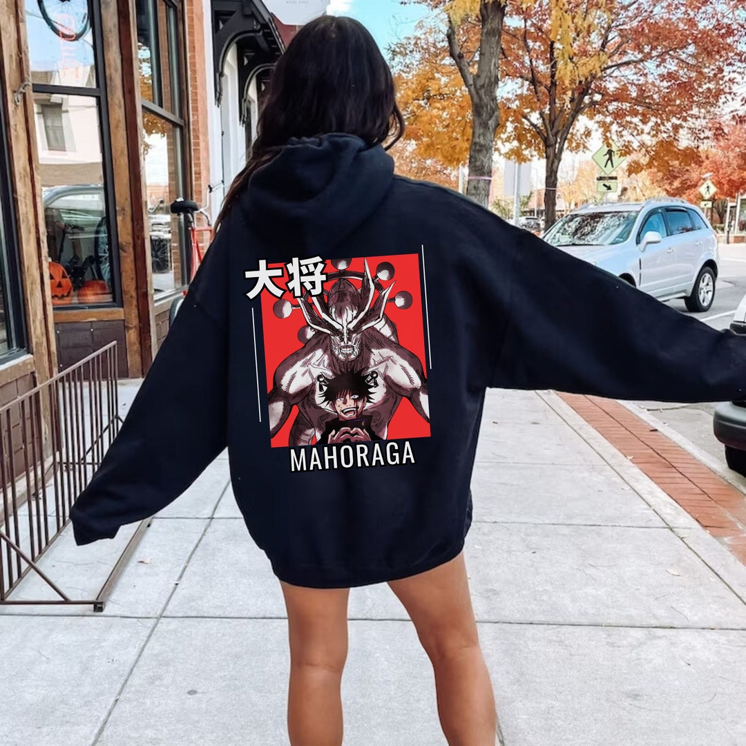 Mahoraga Hoodie Jujutsu Kaisen Megumi Hoodie, Anime Lover Hoodie, Anime ...