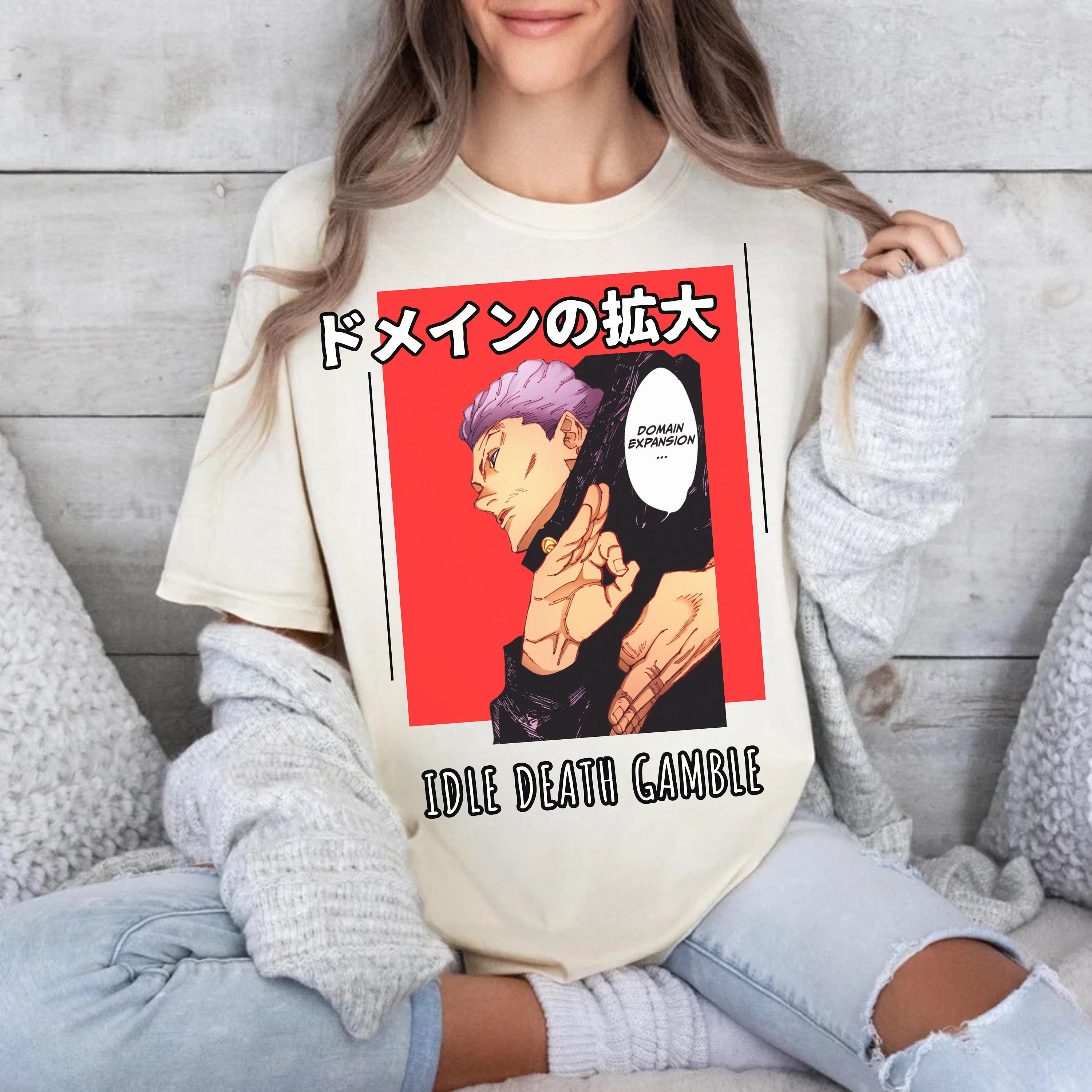 Hakari Jujutsu Kaisen Shirt, Domain Expansion Jujutsu Kaisen, Hakari ...