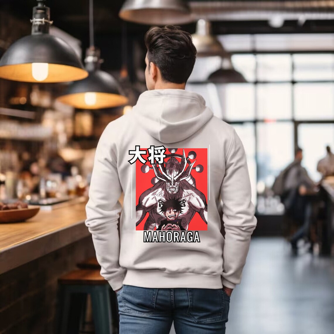 Mahoraga Hoodie Jujutsu Kaisen Megumi Hoodie, Anime Lover Hoodie, Anime ...