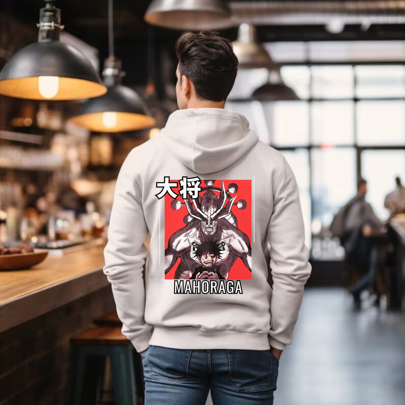 Mahoraga Hoodie Jujutsu Kaisen Megumi Hoodie, Anime Lover Hoodie, Anime ...