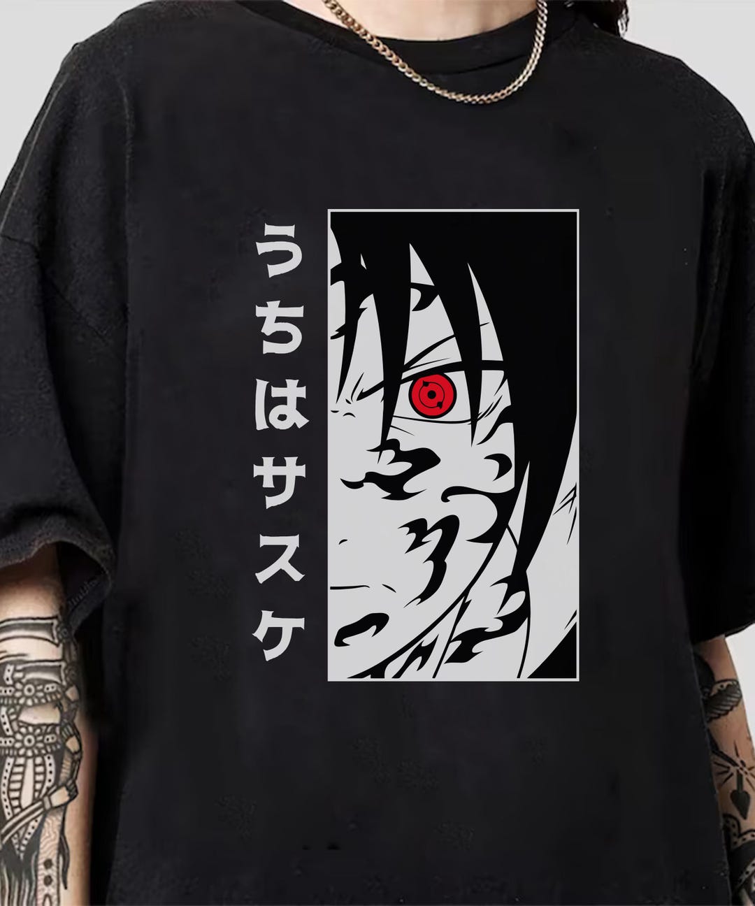 Sasuke Shirt, Manga Shirt, Naruto Gift, Anime Gift, Vintage Anime Shirt ...