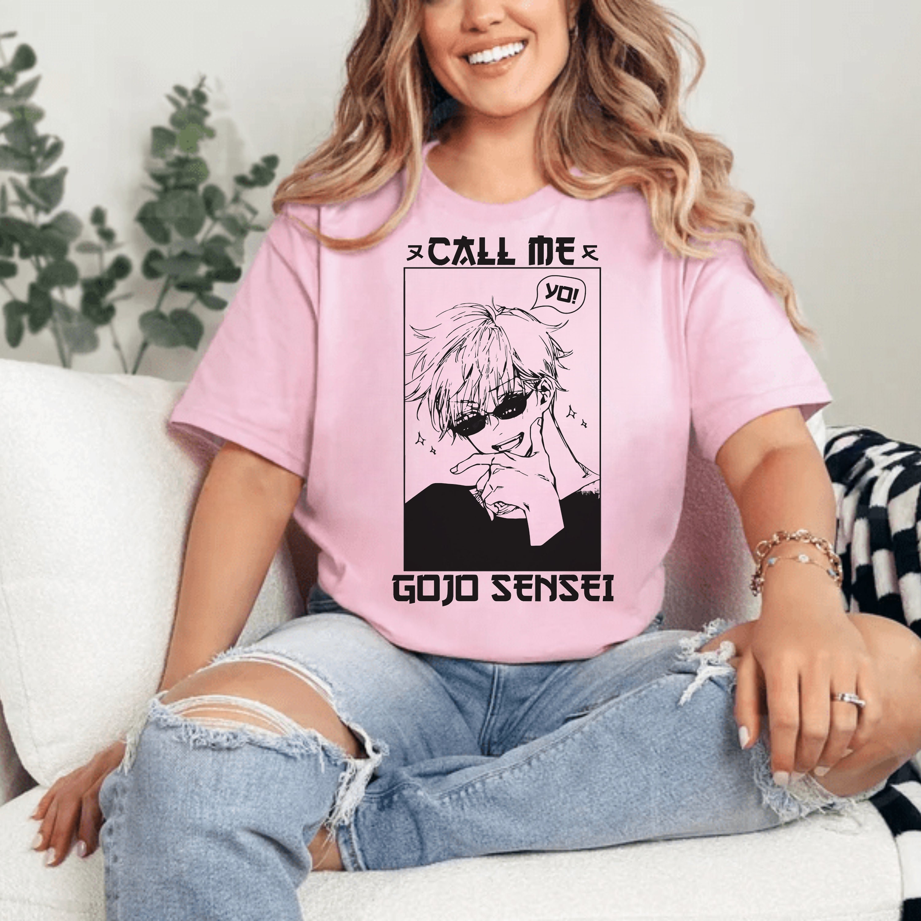 Funny Gojo Satoru Shirt, Jujutsu Kaisen Shirt, Gojo Satoru JJK, Gojo ...