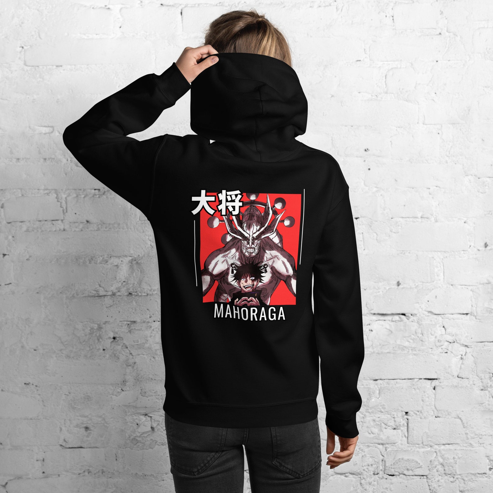 Mahoraga Hoodie Jujutsu Kaisen Megumi Hoodie, Anime Lover Hoodie, Anime ...