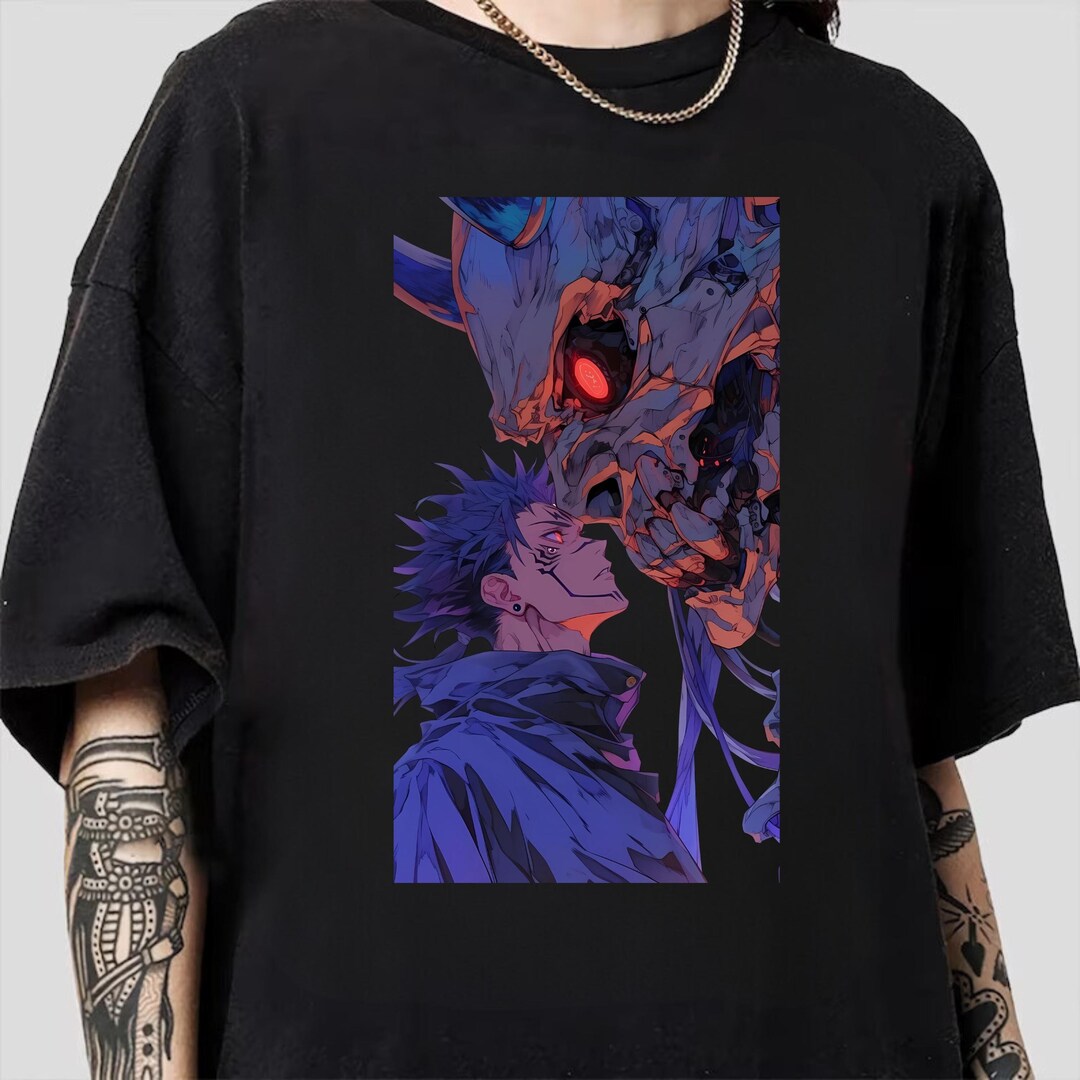 Anime Sukuna Shirt, Jujutsu Kaisen Shirt, Anime Lover Shirt, Anime ...