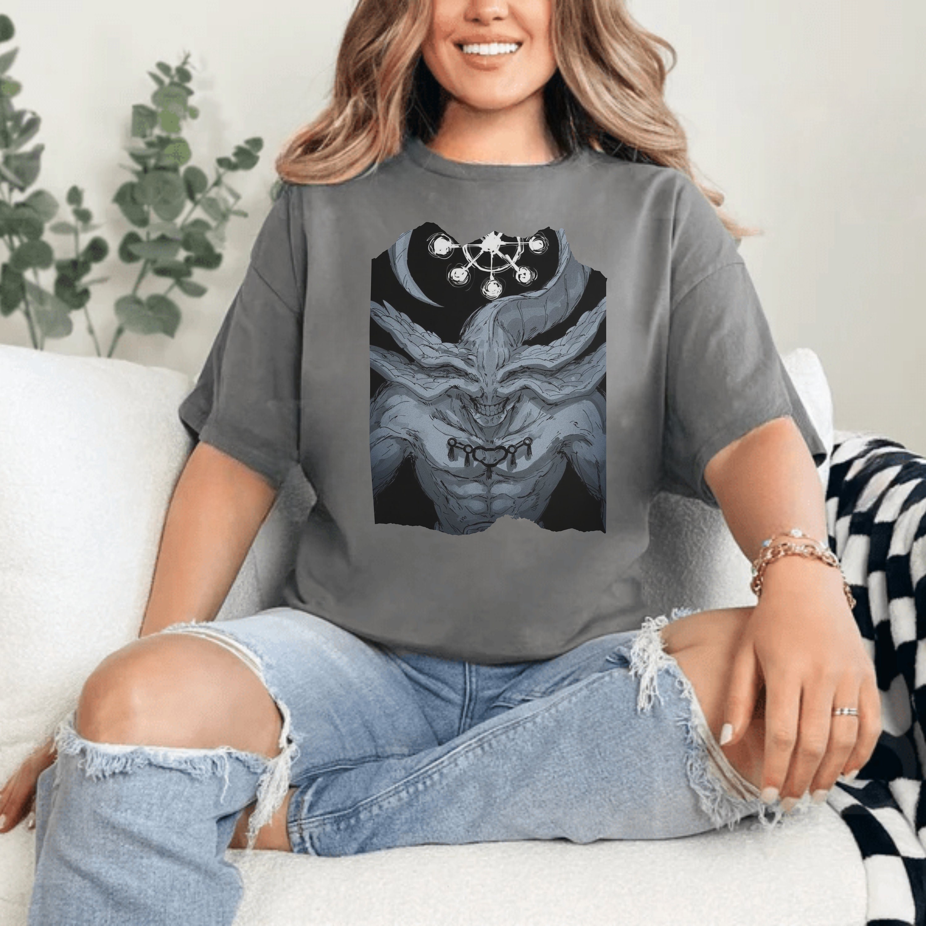 Mahoraga T-shirt, Jujutsu Kaisen Anime Manga Tee - Etsy