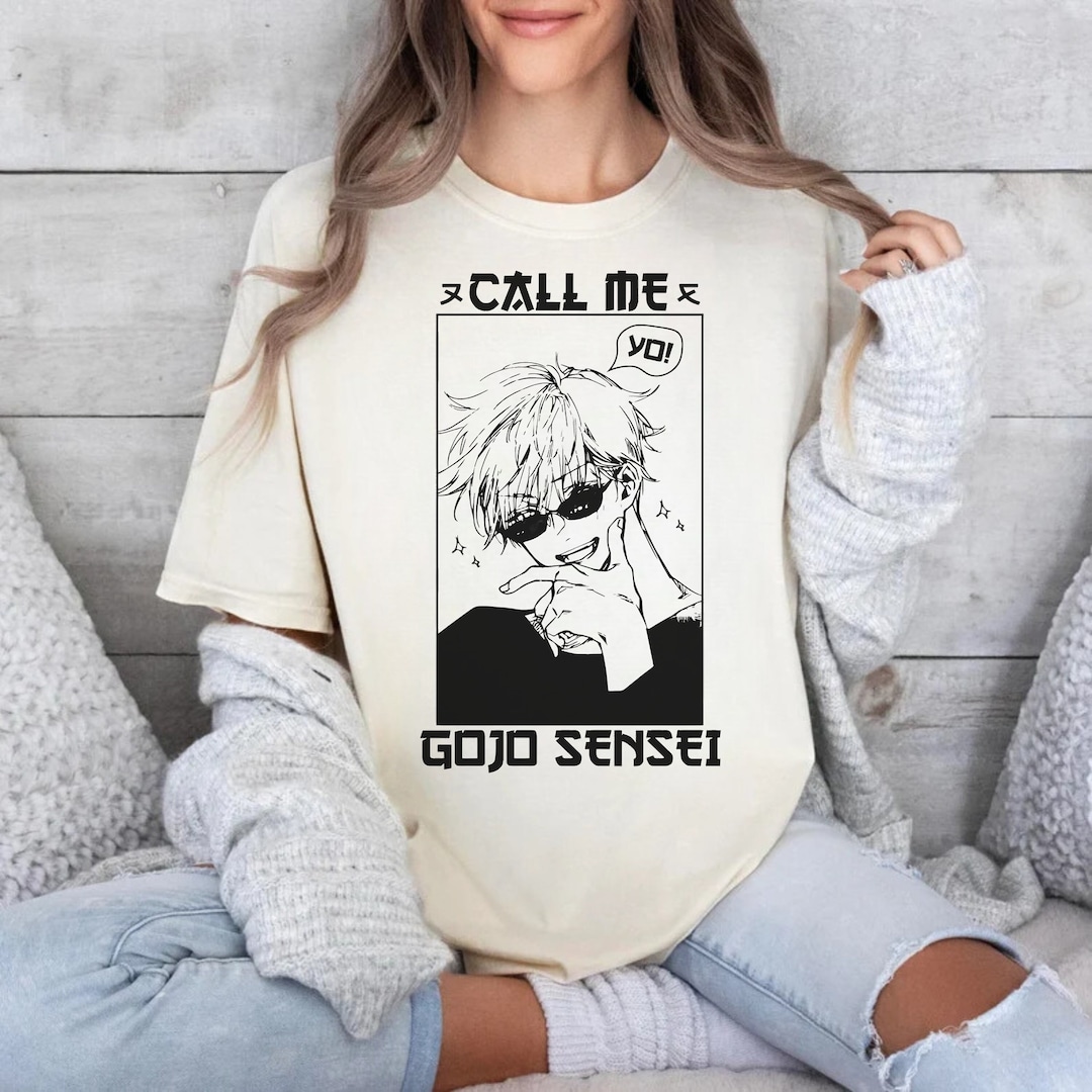 Funny Gojo Satoru Shirt, Jujutsu Kaisen Shirt, Gojo Satoru JJK, Gojo ...