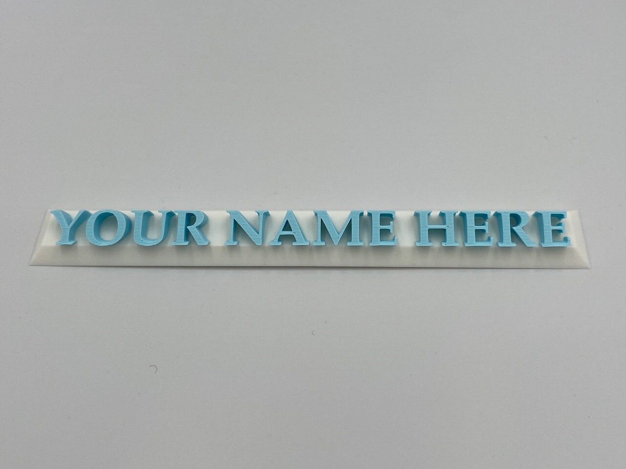 Custom Desk Name Plate, 3D Printed Plastic Name Plate, Multi-color ...