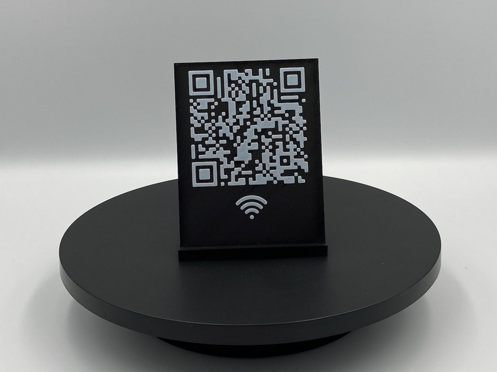 3D Printed Custom QR Code Wifi Sign, Elegant 3d-printed Wifi Qr-code ...