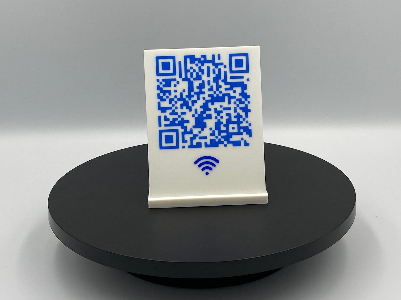 3D Printed Custom QR Code Wifi Sign, Elegant 3d-printed Wifi Qr-code ...