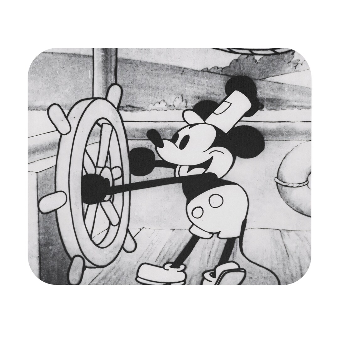 Steamboat Willie Mouse Pad, Mickey Mouse Mouse Pad, Disney Mouse Pad ...